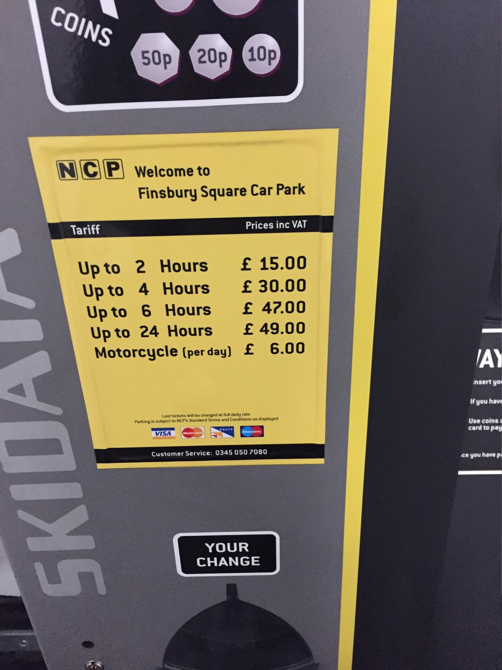 Finsbury Square Car Park - Parking in London | ParkMe