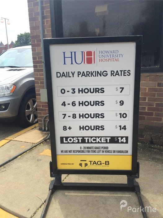 Howard University Hospital - Parking in Washington | ParkMe