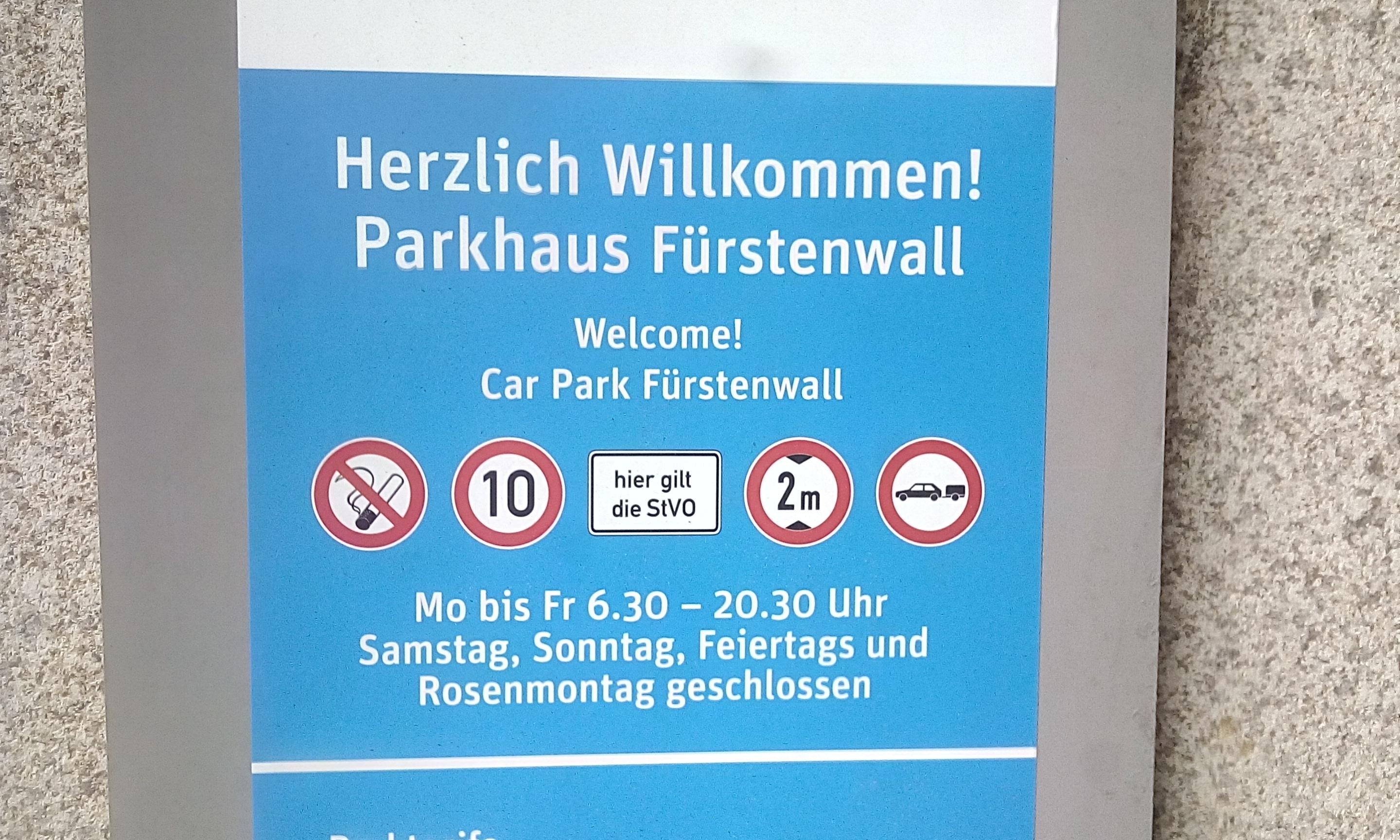F rstenwall Parking In D sseldorf ParkMe