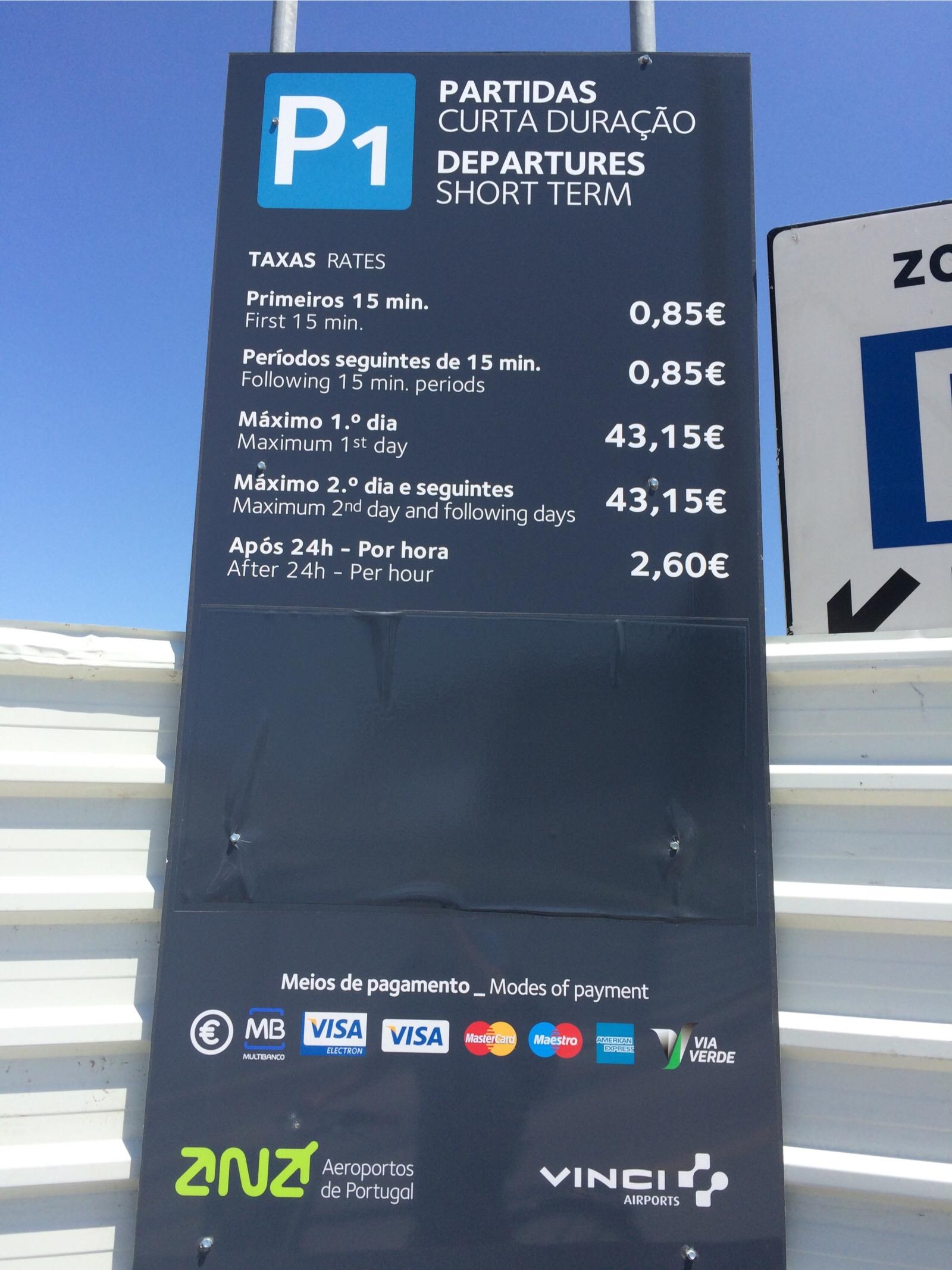 P1 Premium - Parking ANA - Oficial do Aeroporto de Lisboa - Parking in ...