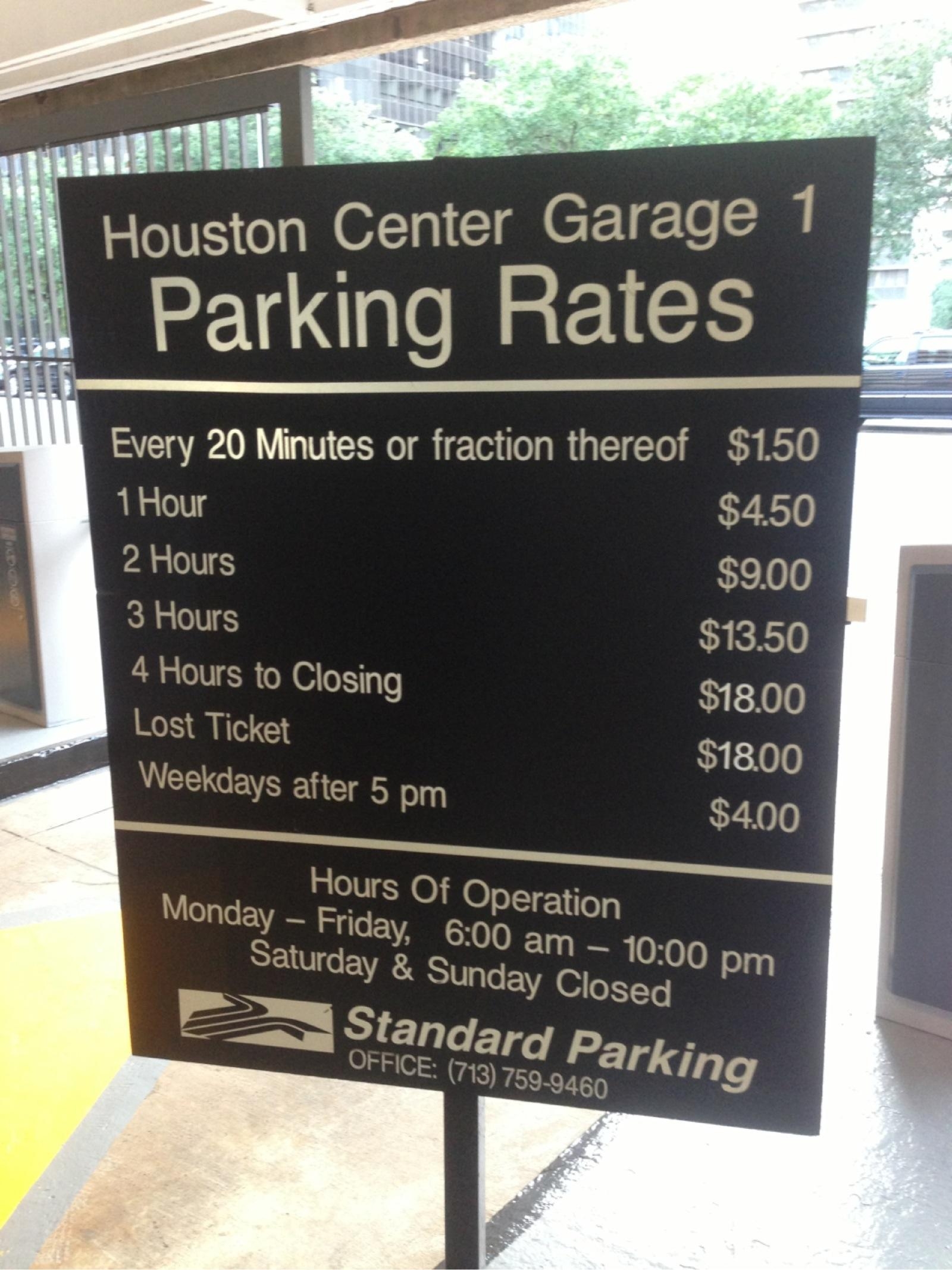 Houston Center Garage 1 - Parking in Houston | ParkMe