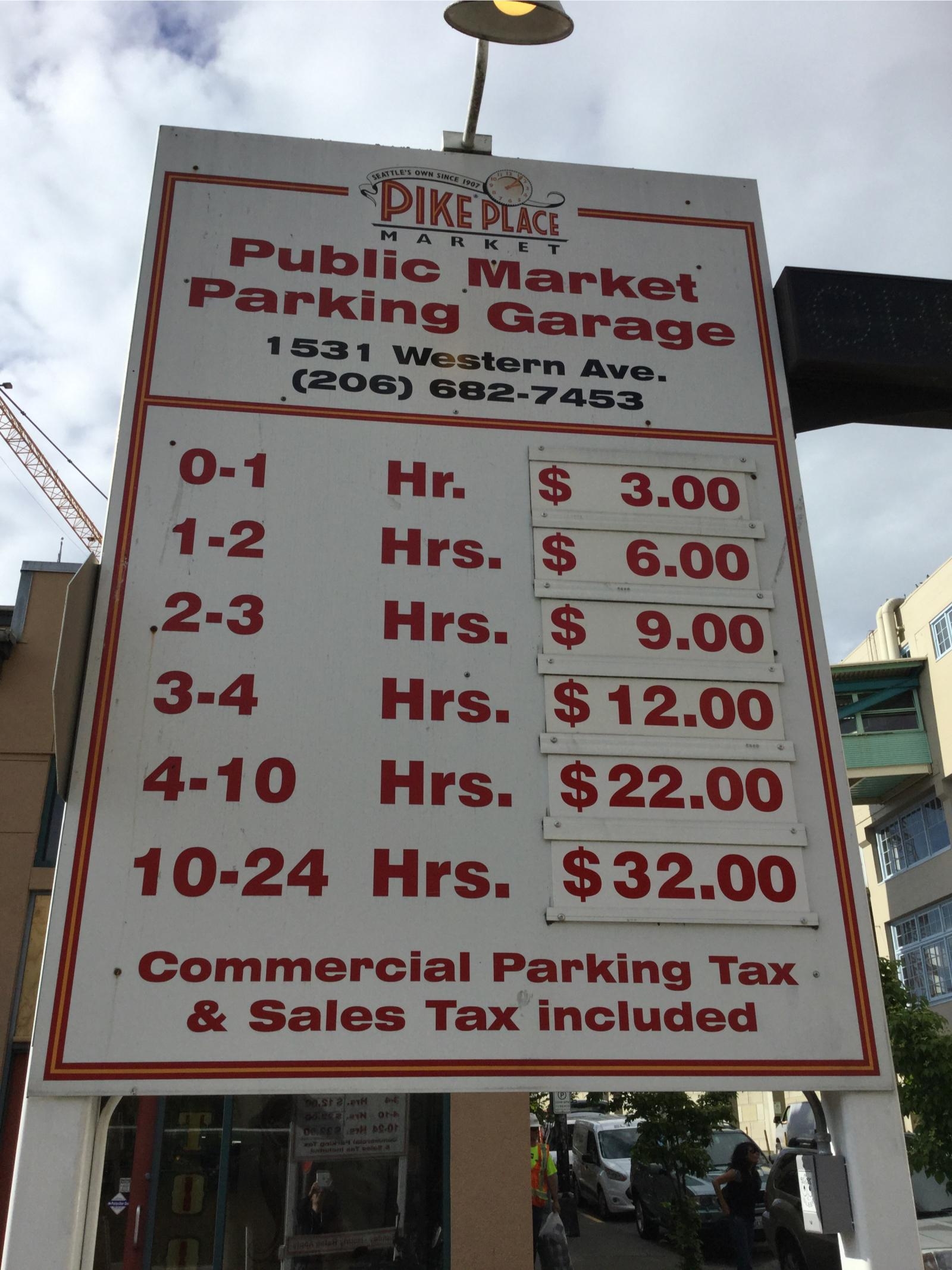 Public Market Parking Garage - Parking in Seattle | ParkMe