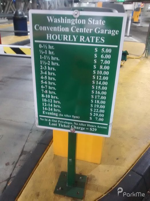 Washington State Convention Center Garage - Parking in Seattle | ParkMe