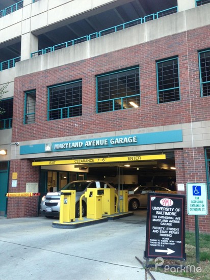Maryland Avenue Garage - Parking in Baltimore | ParkMe
