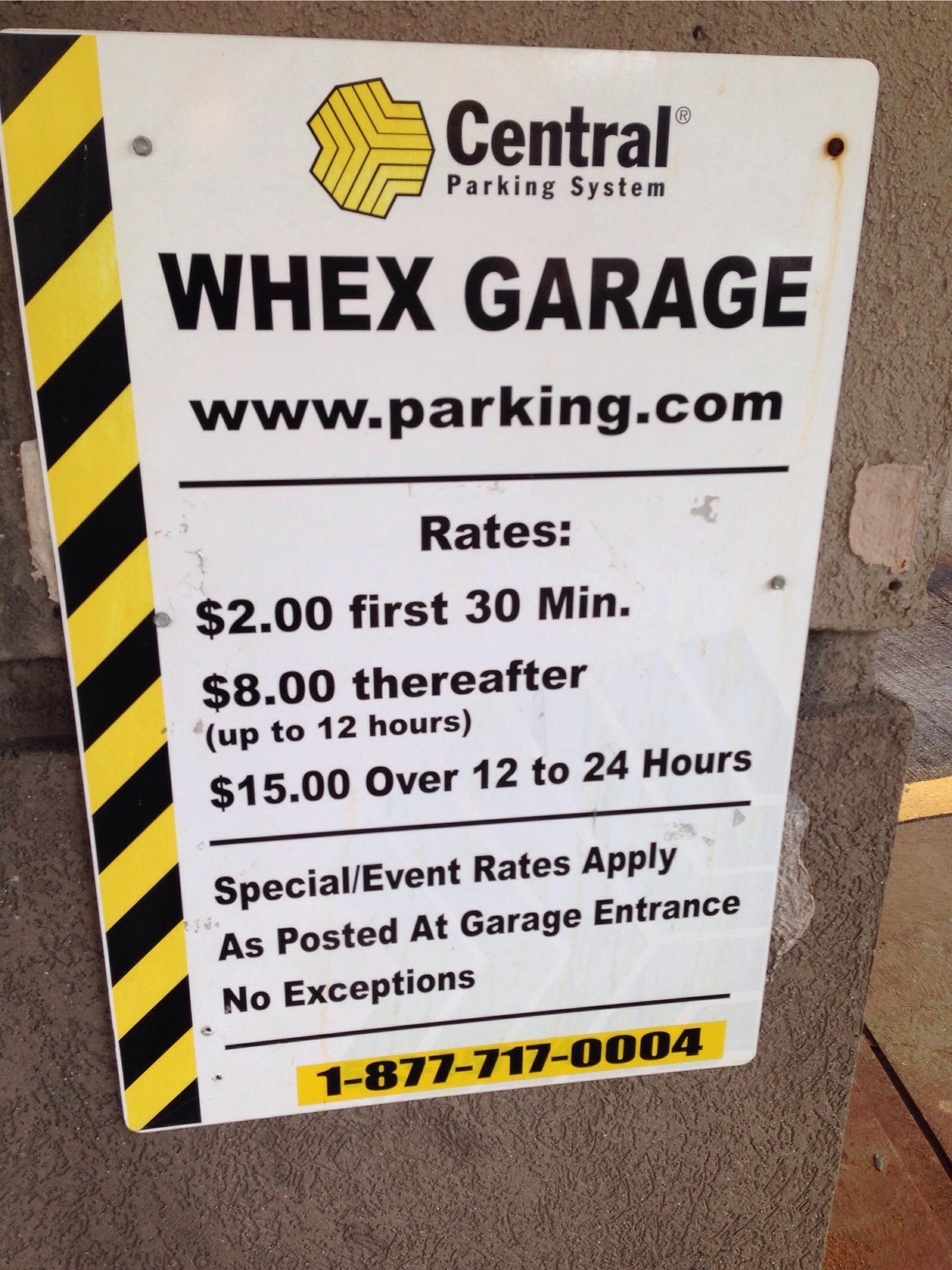Whex Garage - Parking in Cincinnati | ParkMe